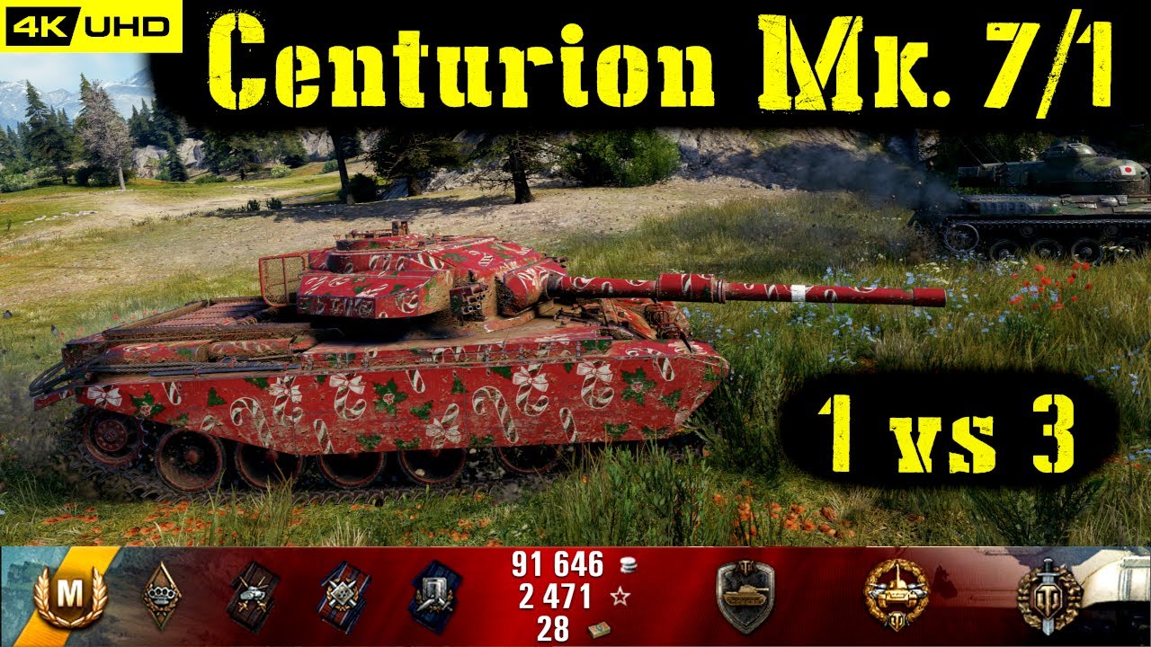 World of Tanks Centurion Mk. 71 Replay - 7 Kills 6.8K DMG(Patch 1.6.1) - YouTube