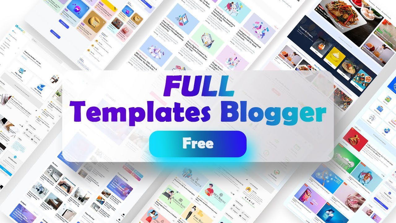 Kumpulan Template Blogger Premium Free | Download Free - YouTube