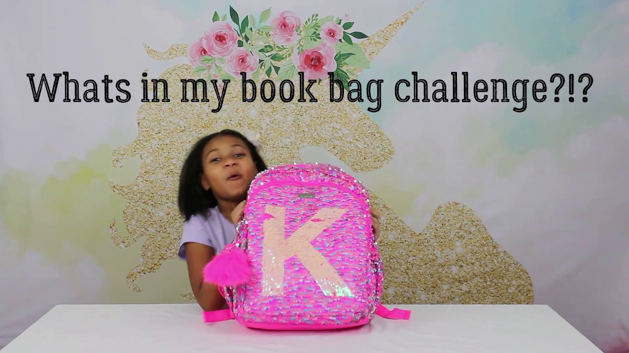 Whats in my book bag challenge?!? - YouTube