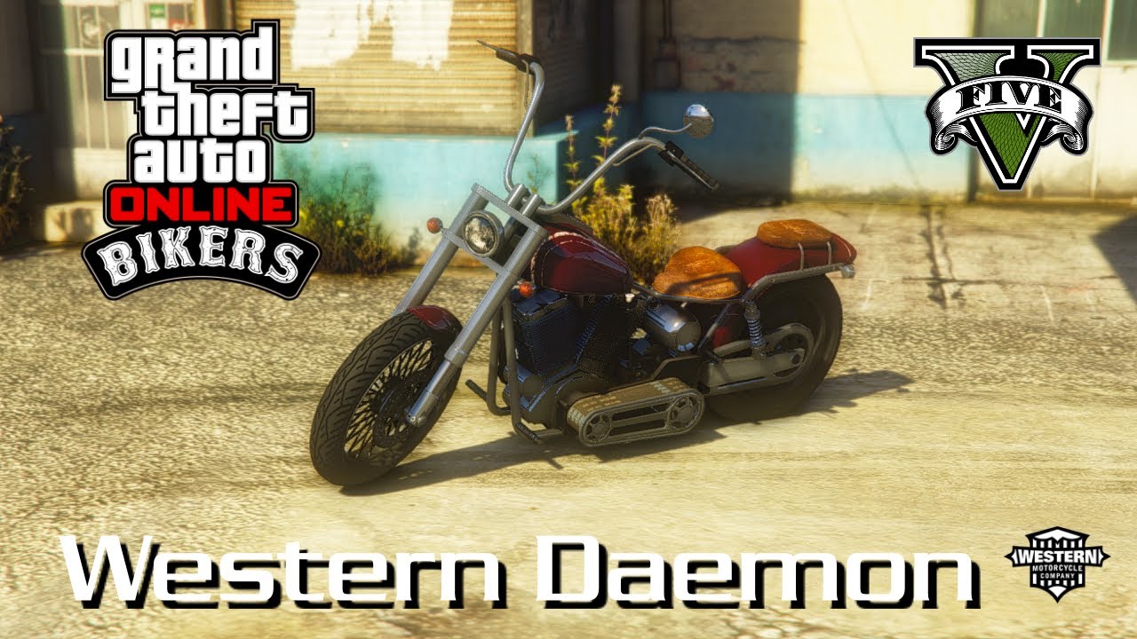 GTA 5 DLC Vehicle Customization Western Daemon (Harley-Davidson FX ...