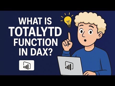 TOTALYTD Function in DAX | Power BI | Hindi - YouTube