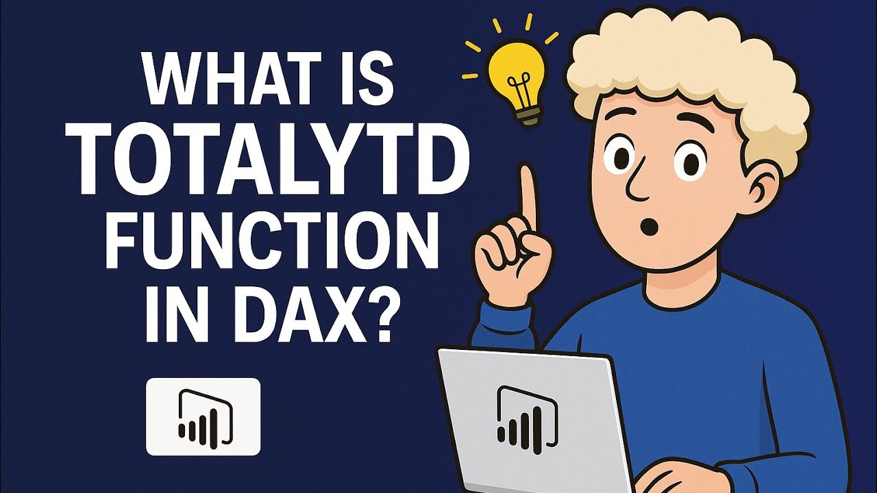 TOTALYTD Function in DAX | Power BI | Hindi - YouTube