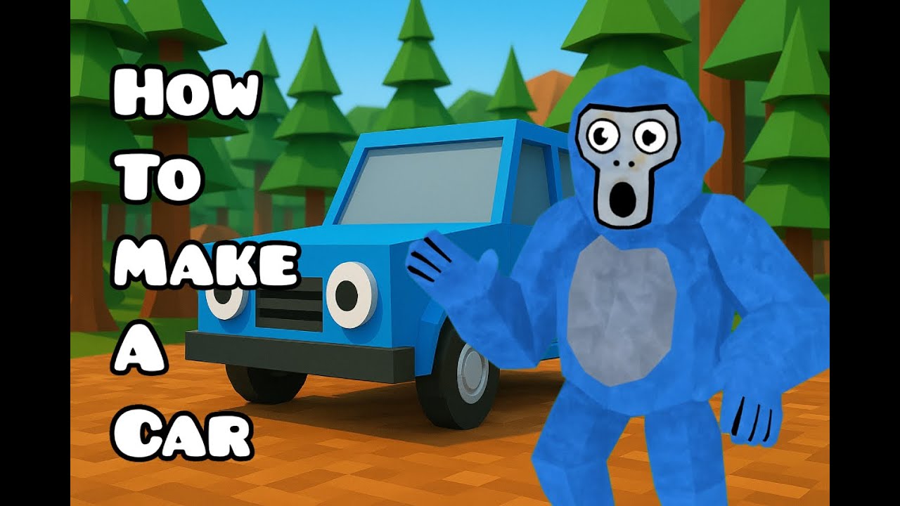 How to Make a Car in Monke Blocks! - YouTube