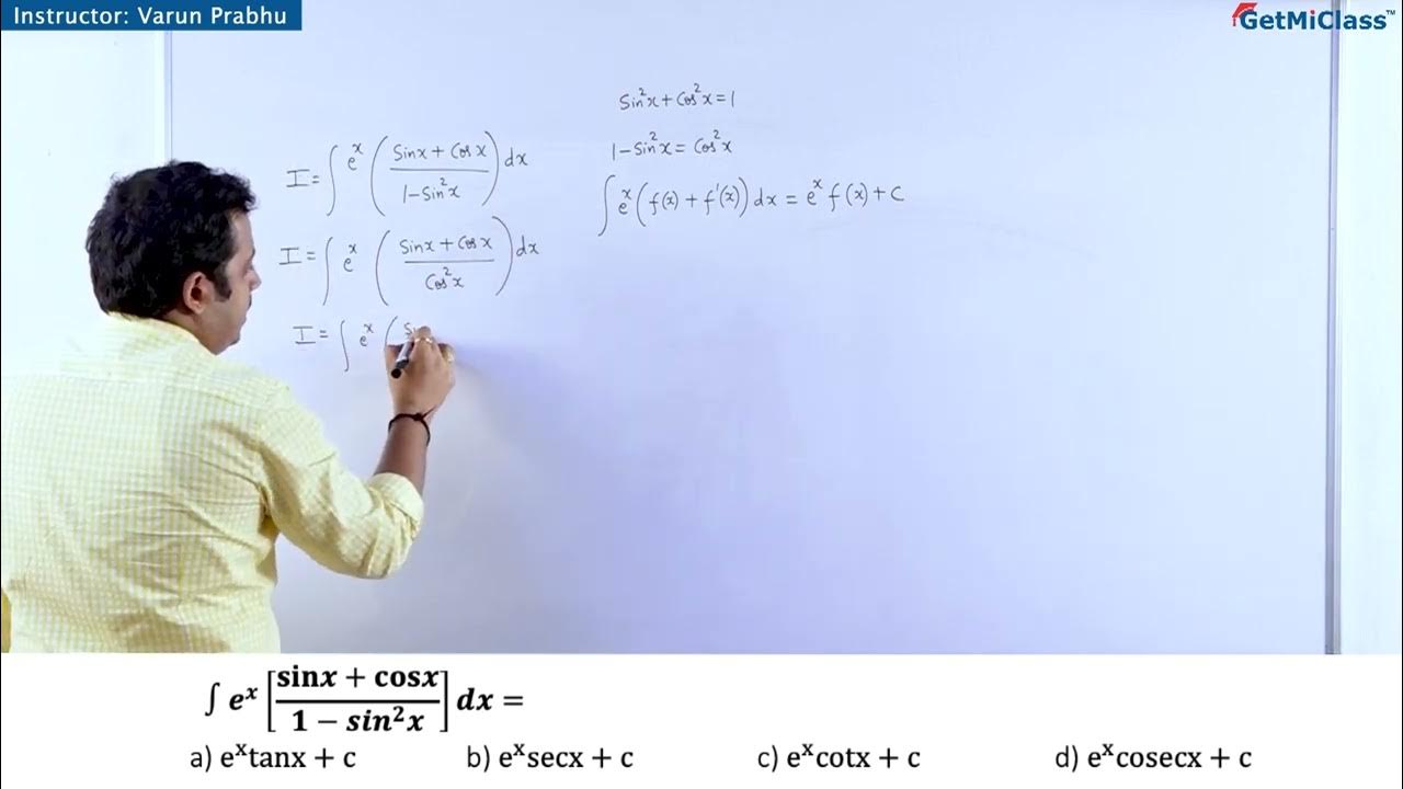 Solving Trigonometric Identities Simplified Fast KCET 12th Mathematics Integral Calculus - YouTube