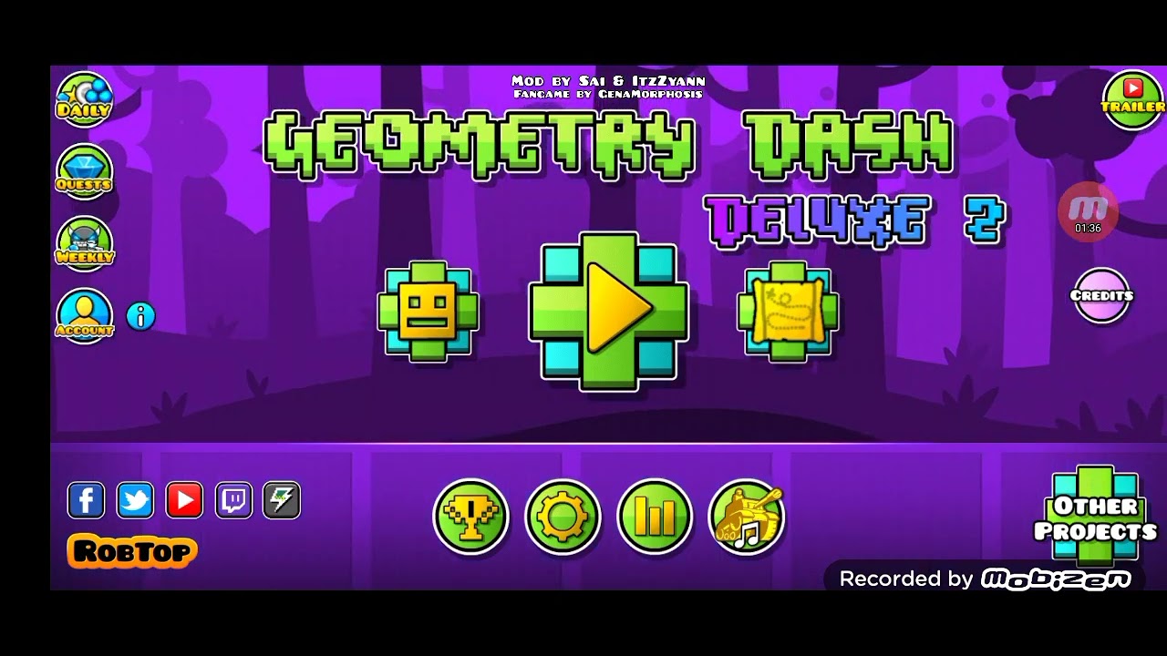 обзор geometry dash deluxe 2 сыллка в описании 👍👍 - YouTube