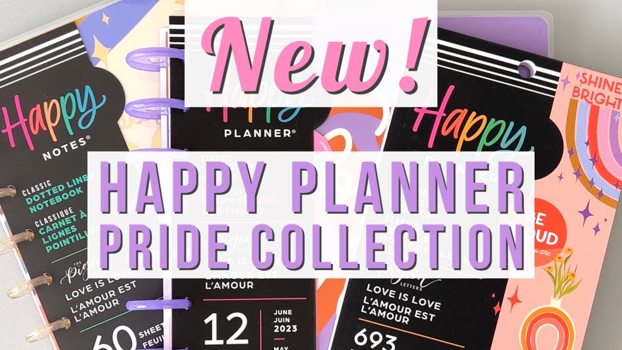 NEW Happy Planner Pride Collection - Just Released! Flip Through of ...