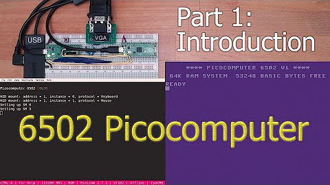 Picocomputer 6502 - YouTube