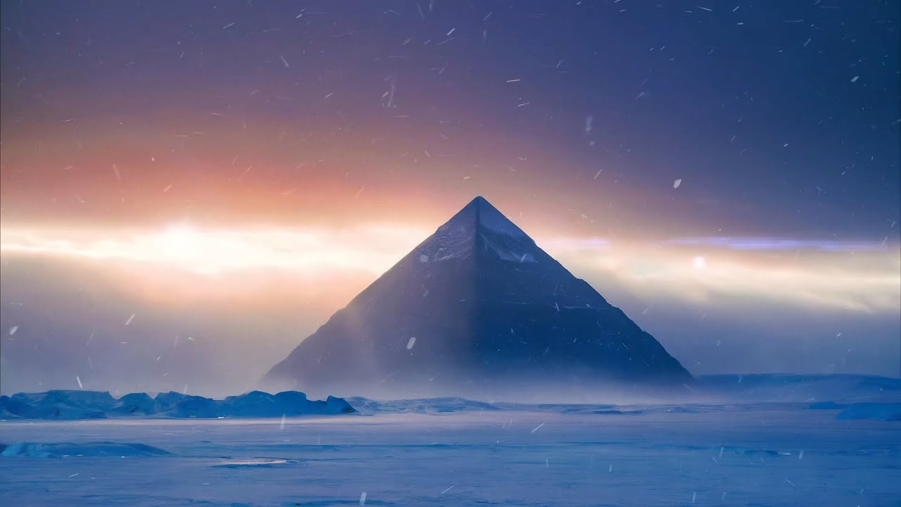 Greenland Pyramid Arctic Storm Sounds | Polar Vortex Wind for Deep ...
