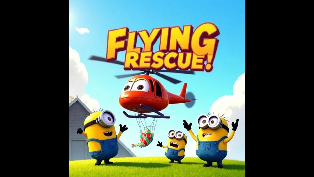 Minions & Hiro the Helicopter 🚁 | Flying Rescue Adventure + Safety Song ...