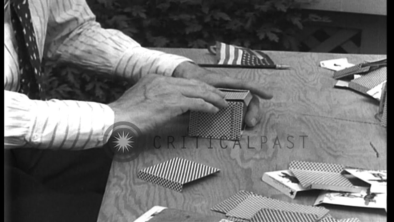 Jack Rousseau builds 8 foot house of cards in Tacoma, Washington. HD ...