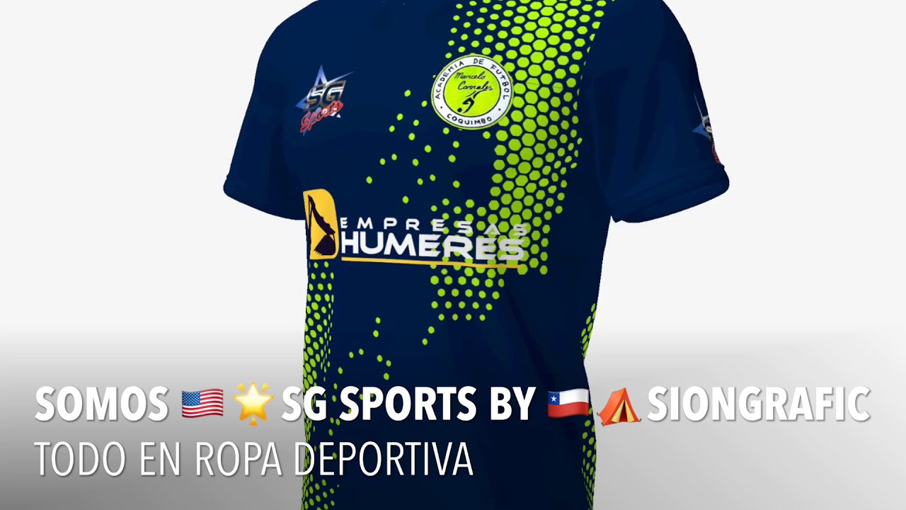 CAMISETAS ESCUELA MARCELO CORRALES SPORTS COQUIMBO CHILE - YouTube