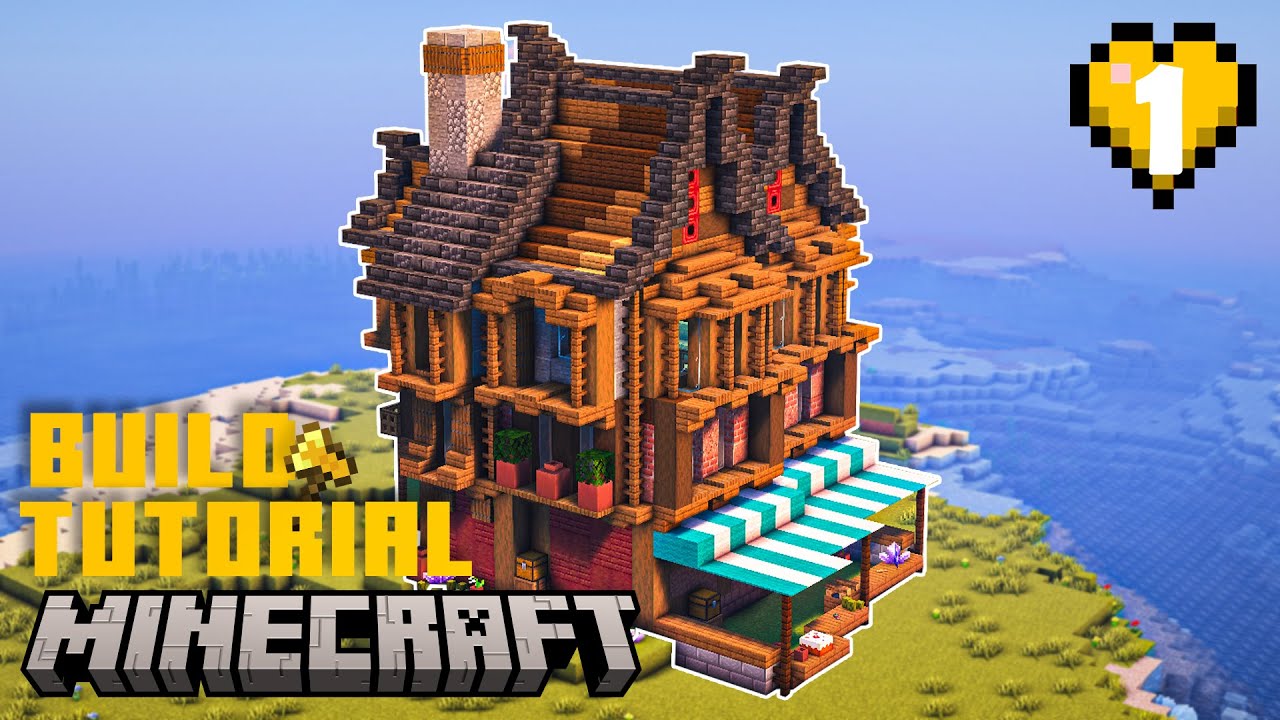 Minecraft: How To Build A Medieval Betting Shop - YouTube