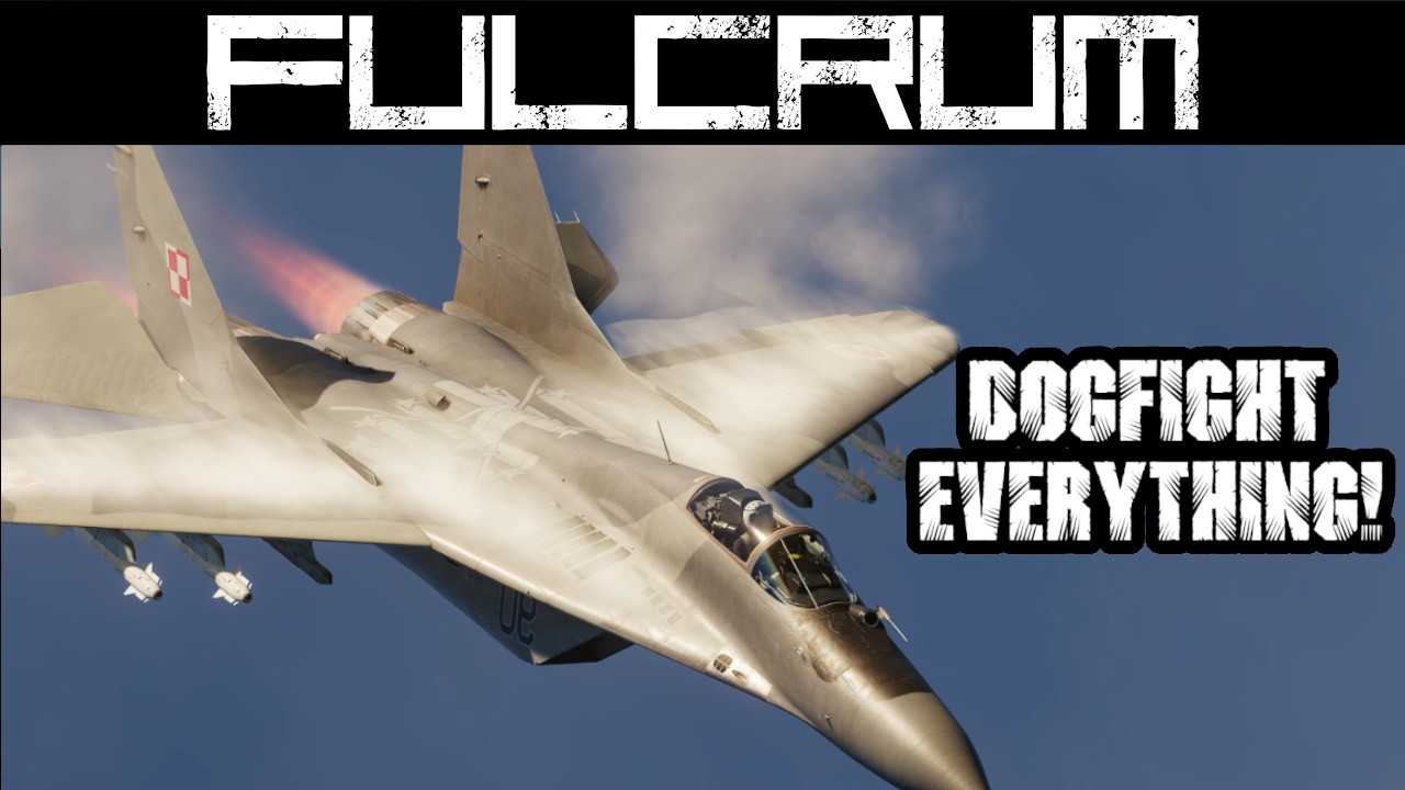 NEW MIG-29A FULCRUM GUNS ONLY DOGFIGHTS vs SU-27, SU-33 and J-11 | DCS ...