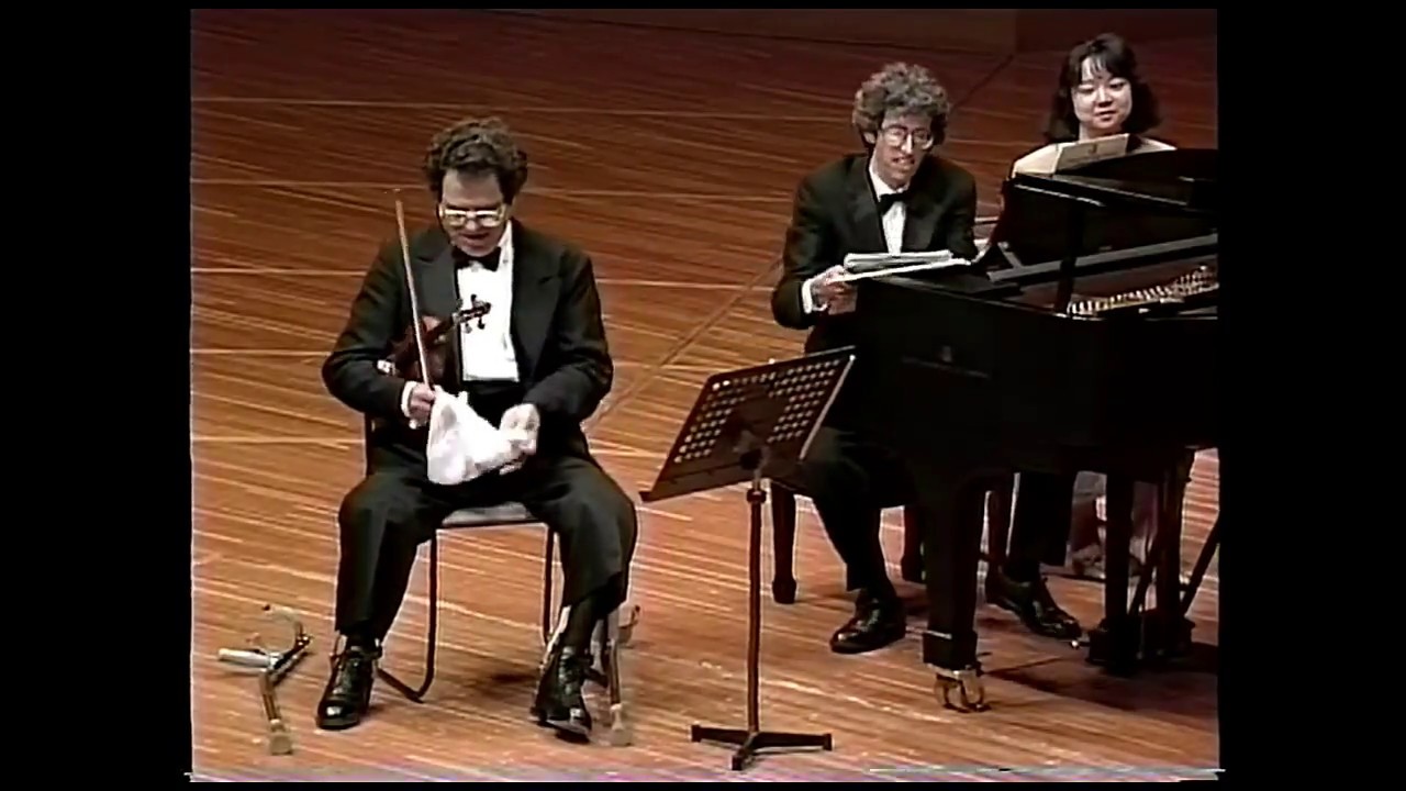 Perlman Sanders - Violin short pieces encore 1989 HQ - YouTube