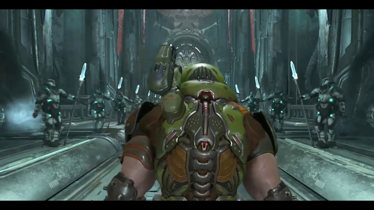 Doom Eternal Fight with Gladiator - YouTube