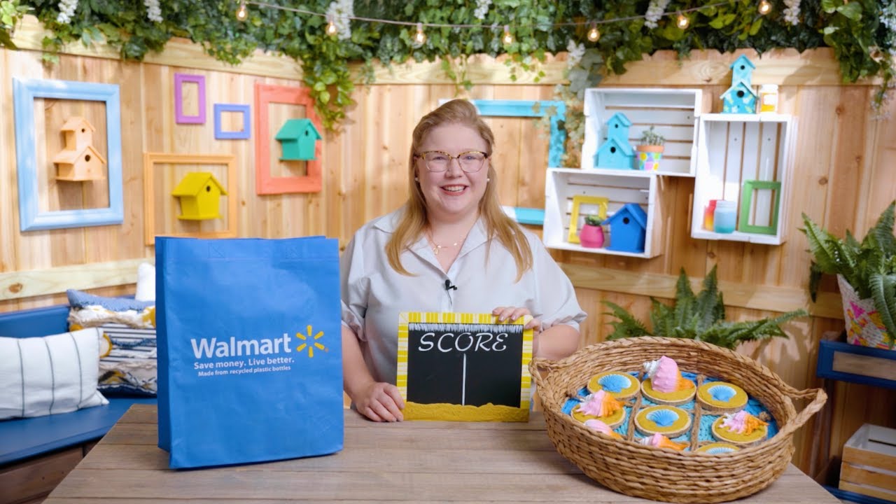 DIY Beach Tic-Tac-Toe - Make it Summer with Walmart - YouTube