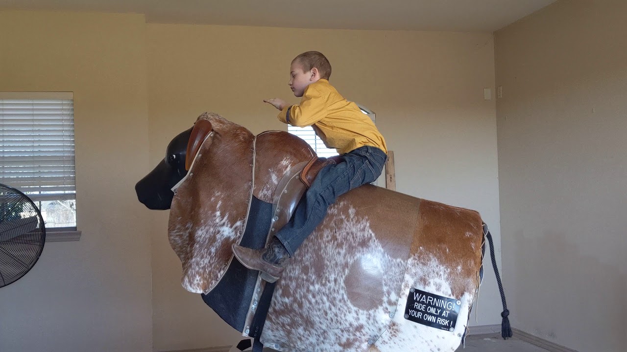 Bull riding practice 2/24/19(2) - YouTube