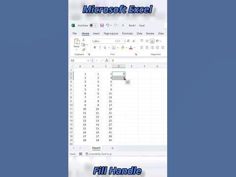 Fill Handle for Microsoft Excel - YouTube