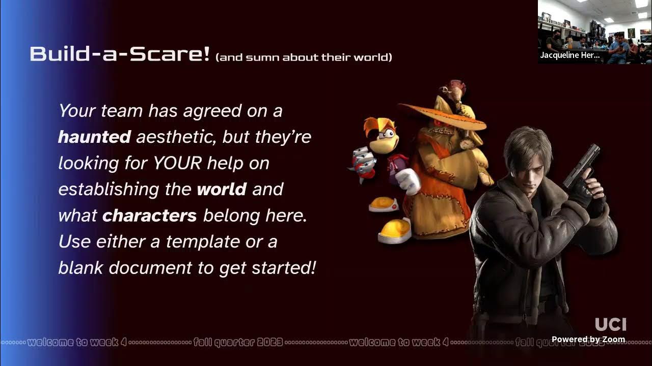 VGDC Writing Workshop Week 4: Character and World Documents - YouTube