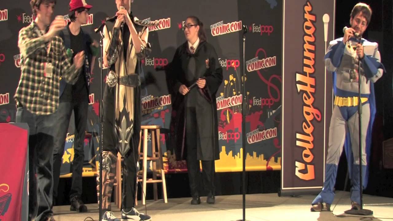 NY COMIC CON 2012- COLLEGE HUMOR COMEDY SHOW - YouTube