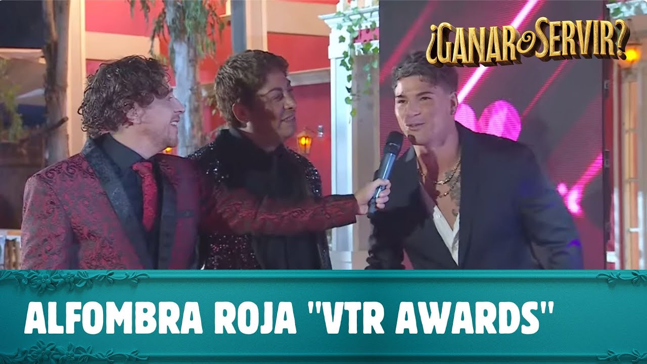 Alfombra roja "Vtr Awards": invitados Fran, Austin, Mariela, Sabelo y ...