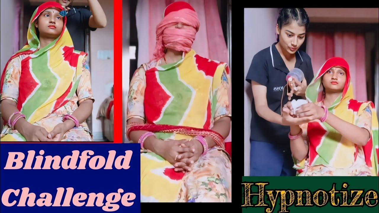 #youtube Hypnotize||Blindfold Challenge||Escape Challenge||Manya ...
