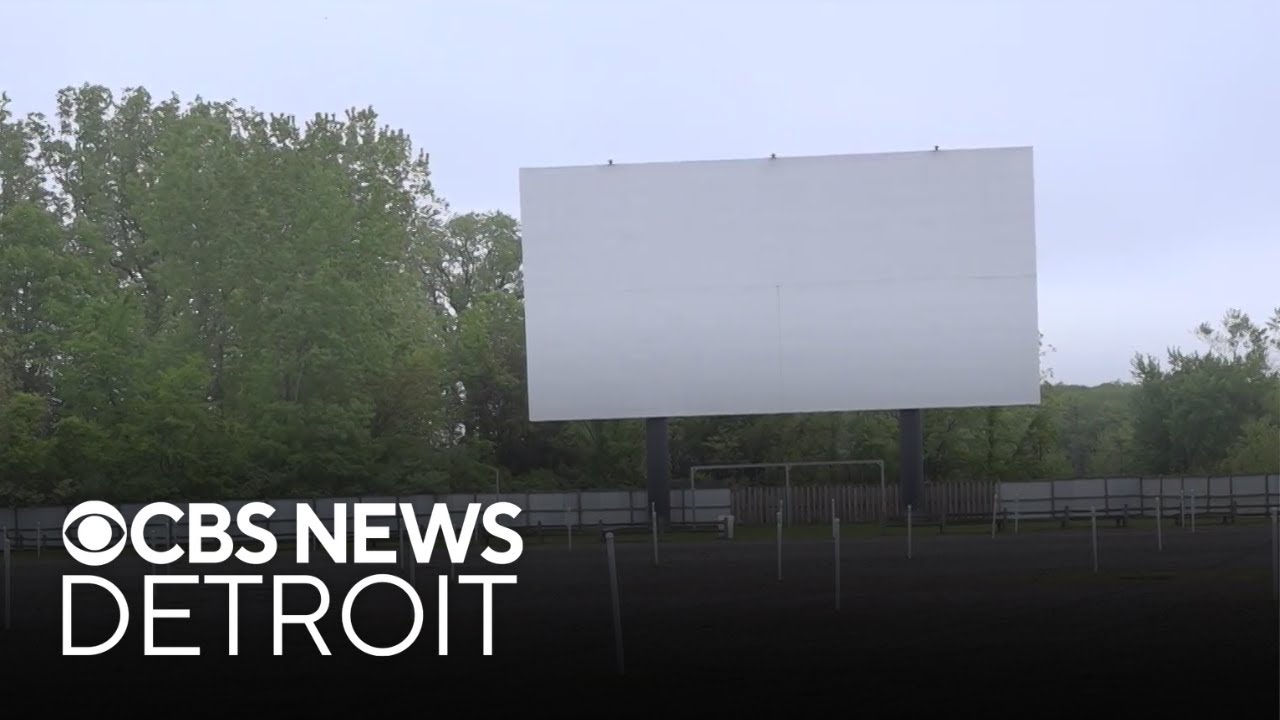 Michigan drive-in theater to reopen after recently closing - YouTube