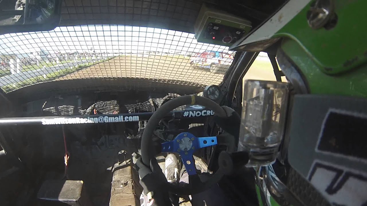FINAL 2015 Nationals 6th place Autograss Junior Saloon GO-PRO - YouTube