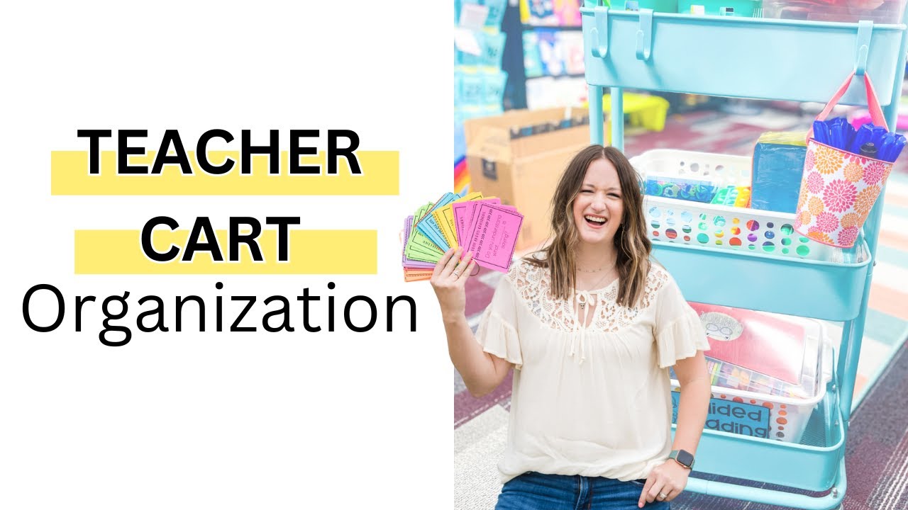 Steal My Simple Teacher Cart Organization System | 3 Tier Cart for Small Group Organization ...
