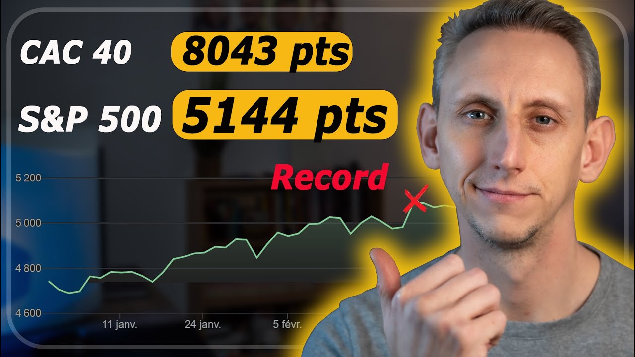 CAC 40 à 8000 pts, Record sur le S&P 500 : Bientôt le Krack ? - YouTube