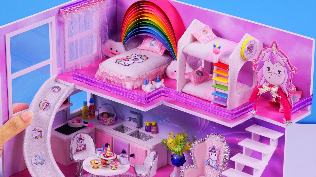 DIY Miniature House ~ 10 Minute DIY Miniature Crafts #109 - YouTube