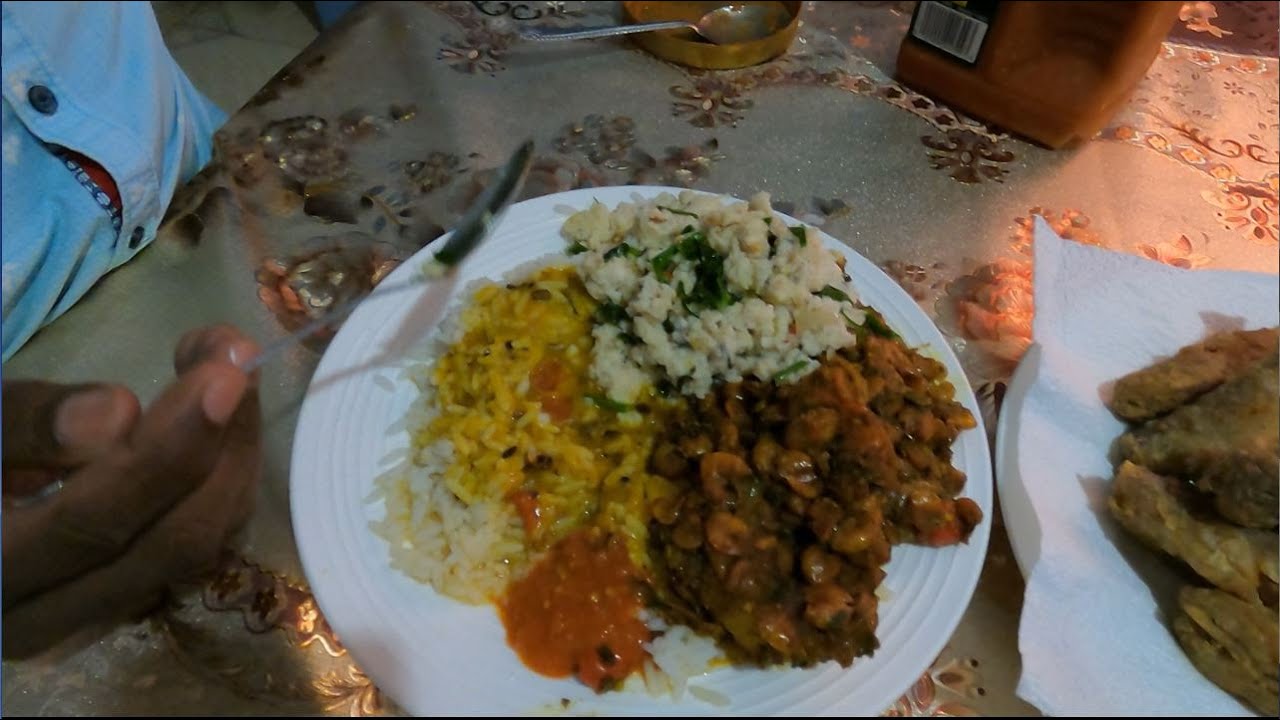 FISH CHOKA, DHAL, BUNJAL SHRIMP & FRY FISH - YouTube