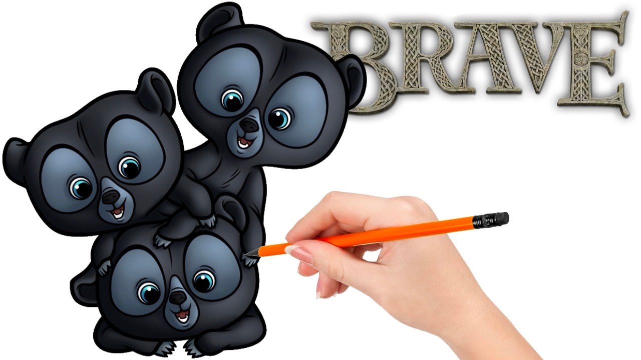 How to draw the triplets Harris, Hubert and Hamish after they had a ...