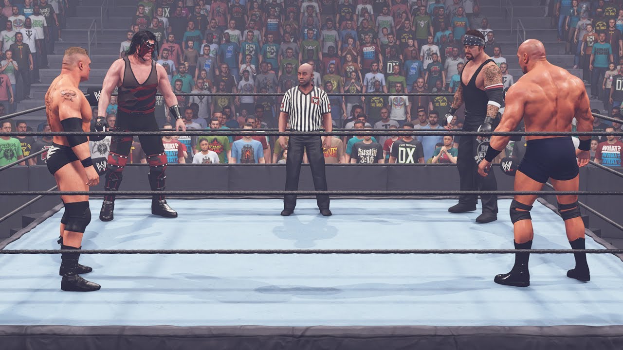 Brock Lesnar 03 vs Retro Kane vs American Badass Undertaker vs ...