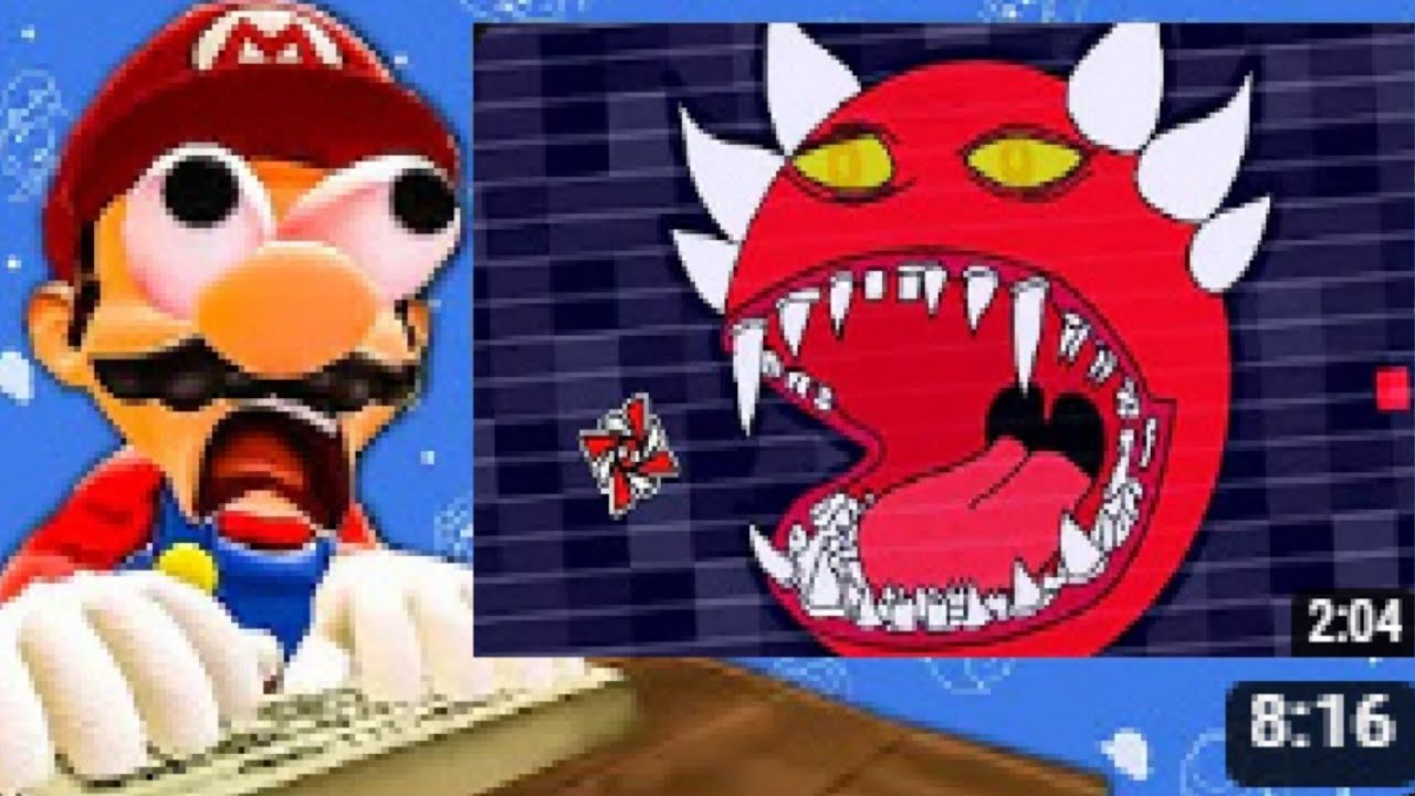 Memes Mario & Demon Extreme News Geometry Dash SMG4 - YouTube