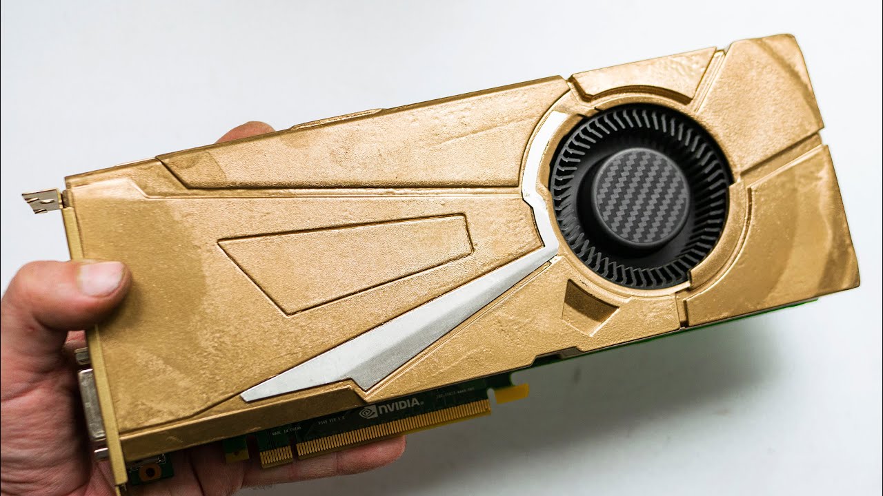 How to make a golden video card? - YouTube