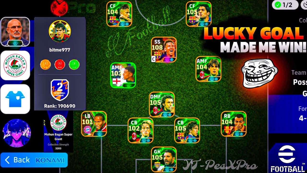 LUCKY GOAL MADE ME WIN AGAINST HIM!🫡🥱 | EFOOTBALL SKILLFULL+DIVISION ...