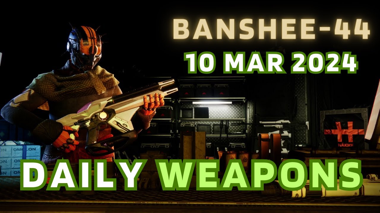 Banshee has taken this day off - Banshee-44 Destiny 2 Gunsmith Official ...