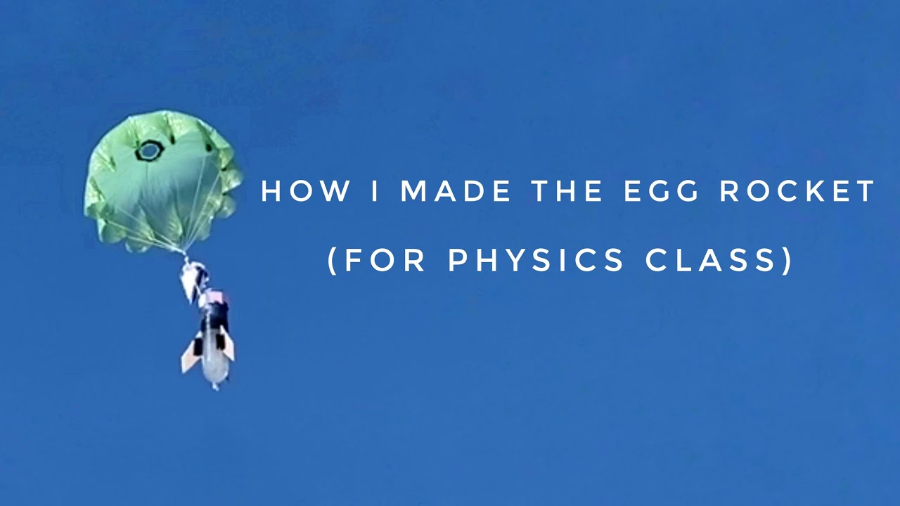 How I made an egg rocket for physics class - YouTube