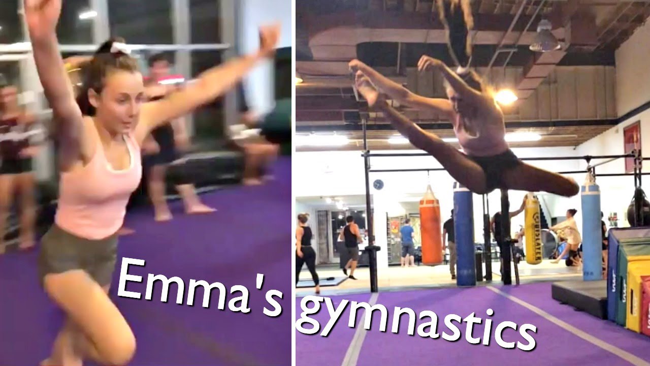 Emma Chamberlain doing Gymnastics - YouTube