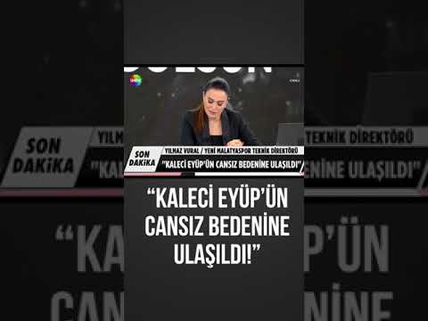 Malatyaspor Kalecisi Ahmet Eyüp Türkaslan, vefat etmis.