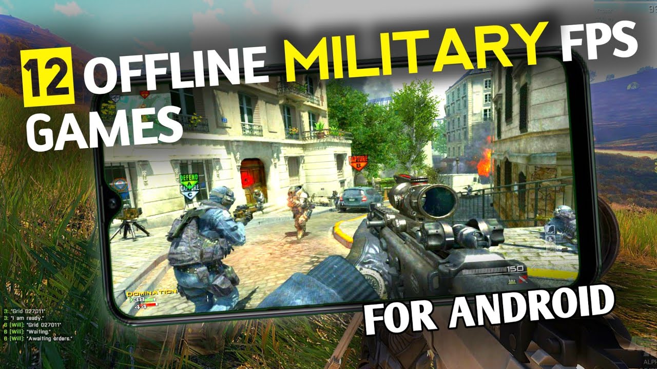 12 Offline FPS games for android | android war games - YouTube