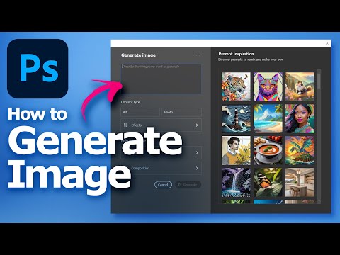 How to generate image in Photoshop