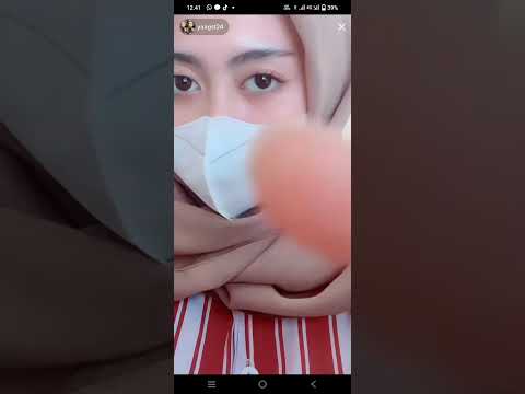 jilbab live tiktok bh kelihatan