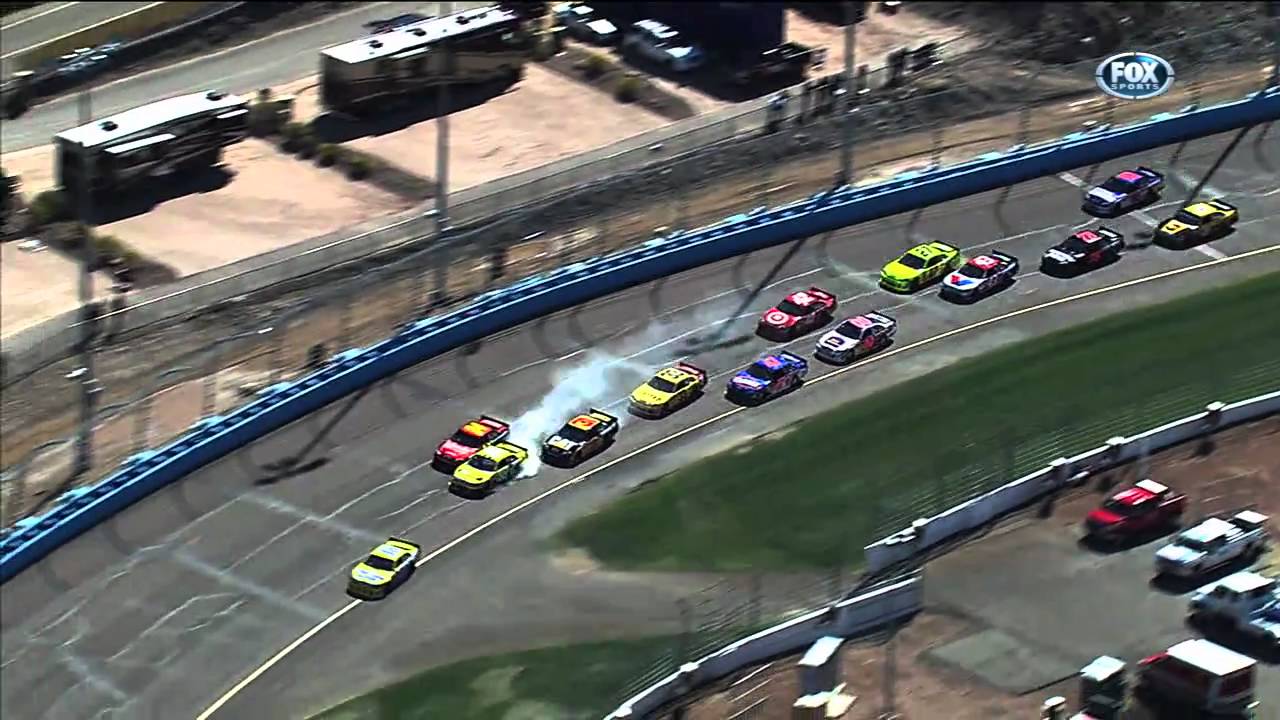 2011 R#02 Phoenix 04.Carl Edwards crash - YouTube