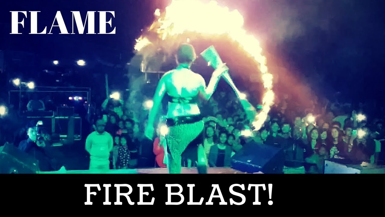 Awesome Fire Effect! - Fire Show Video - YouTube