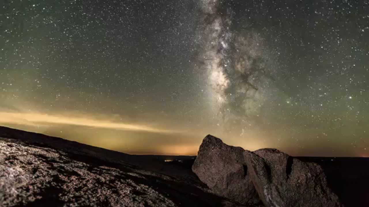 Enchanted Rock Nightscape Timelapse - YouTube