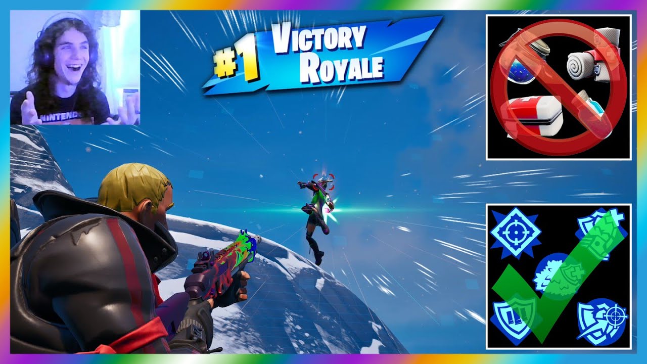 Healing with Augments Only in Fortnite *Super Challenging* - YouTube