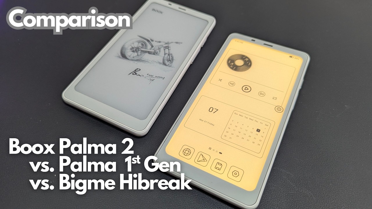 Boox Palma 2 vs. Palma 1 vs. Bigme Hibreak Comparison! What's Different ...