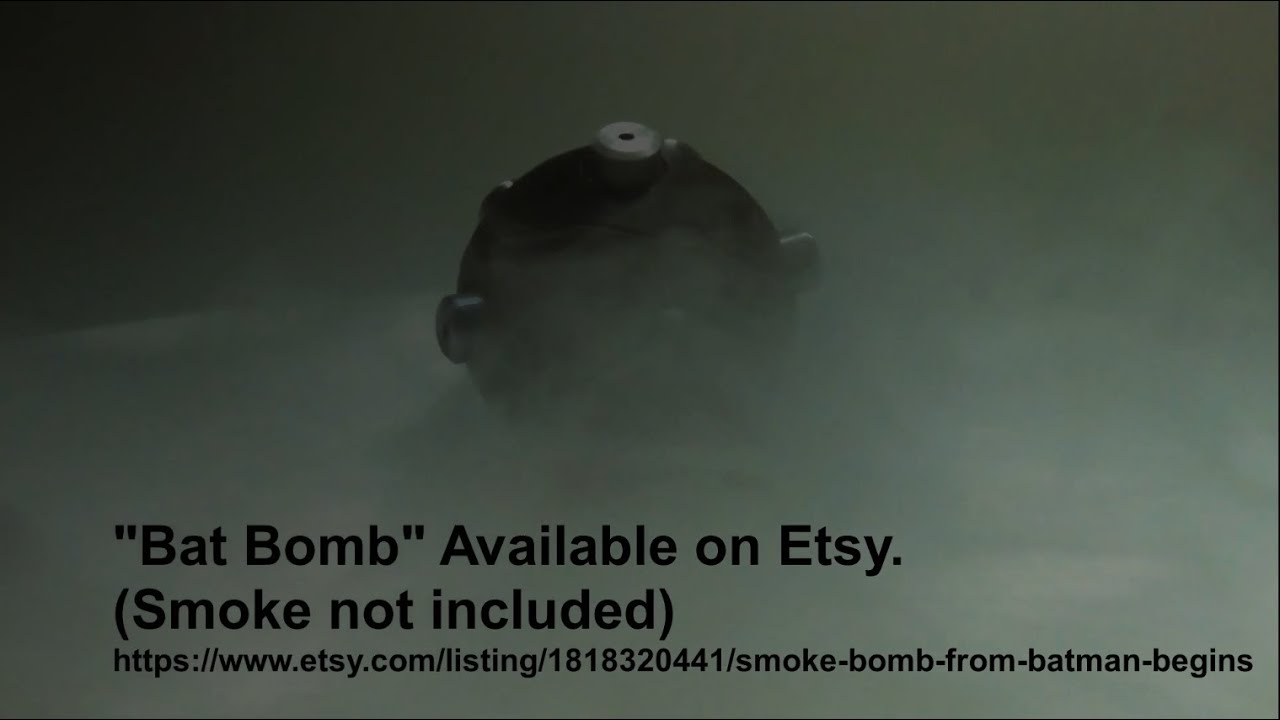 3D Printed Batman Smoke Bomb - YouTube